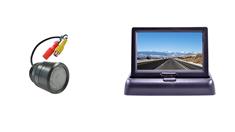 Bumper Backup Camera with a Pop Up Rear View Monitor