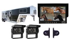 Horse Trailer Surveillance System with 2 Roof Cameras 2 Side Cameras ...