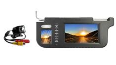 Small Backup Camera with a Visor Replacement Monitor