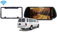 Econoline Van Backup Camera System (7-Inch Mirror with Wireless CCD ...