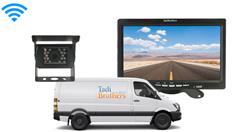 Sprinter Van Backup Camera System featuring a Roof Mounted Rear view ...