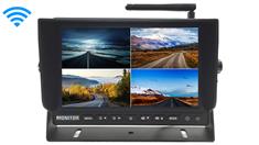 9-Inch Split Screen Monitor for up to 4 Built in Digital Backup Cameras
