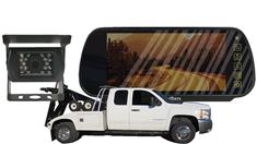 Wrecker Auto Loader Rear View Camera System