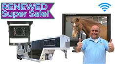 7-Inch Horse Trailer Monitor with Wireless Mounted Backup Camera