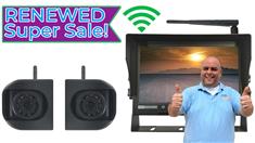 TadiBrothers REFURBISHED Digital Wireless Rear View System with 2 Side ...