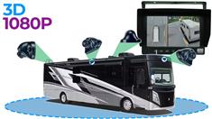 Premium 360° RV Camera System in 3D for Surround View with DVR (4 Cameras)