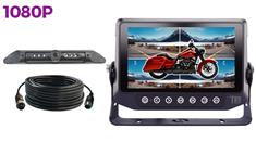 Backup Camera on the License Plate with Rear View Monitor