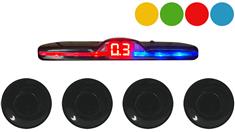 Parking Sensor System with Glowing LED Display