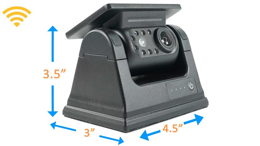 2 Pack Digital Wireless Solar Powered RV Camera (230ft Range) Backup ...