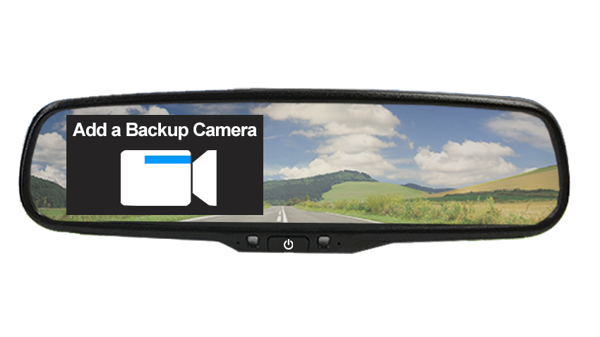 Full Mirror GPS Navigation System with optional Backup Camera